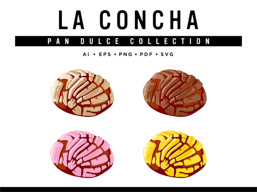 Concha Pan Dulce Collection - Etsy