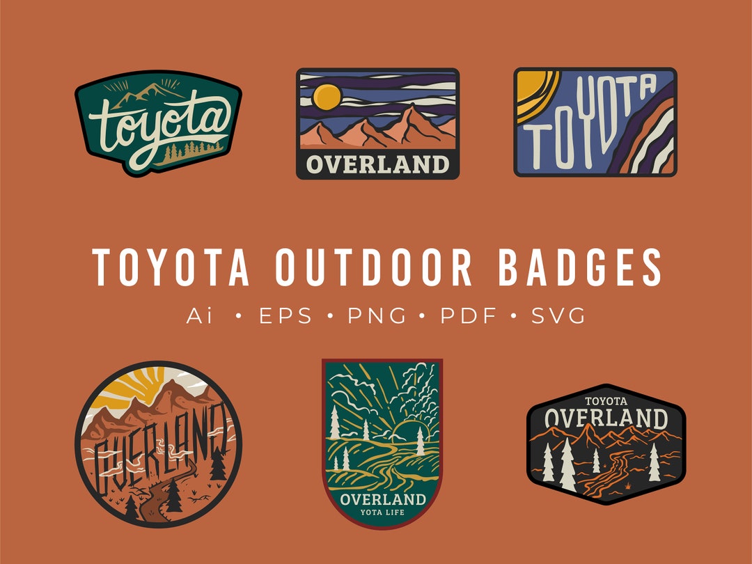 TOYOTA Outdoor Vector Template – Adobe Illustrator, Eps, Png Pdf, Svg ...