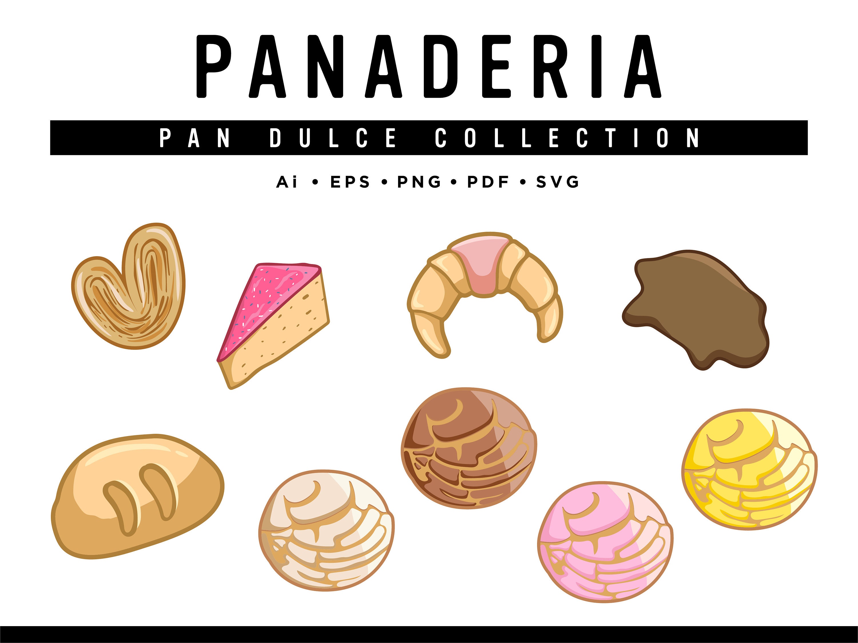 Panaderia Pan Dulce Collection Etsy