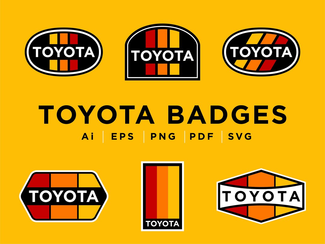 Toyota Templates - Minimalist - Etsy