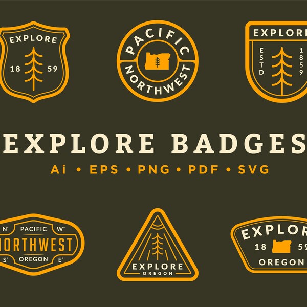 Outdoor Badges - Etsy