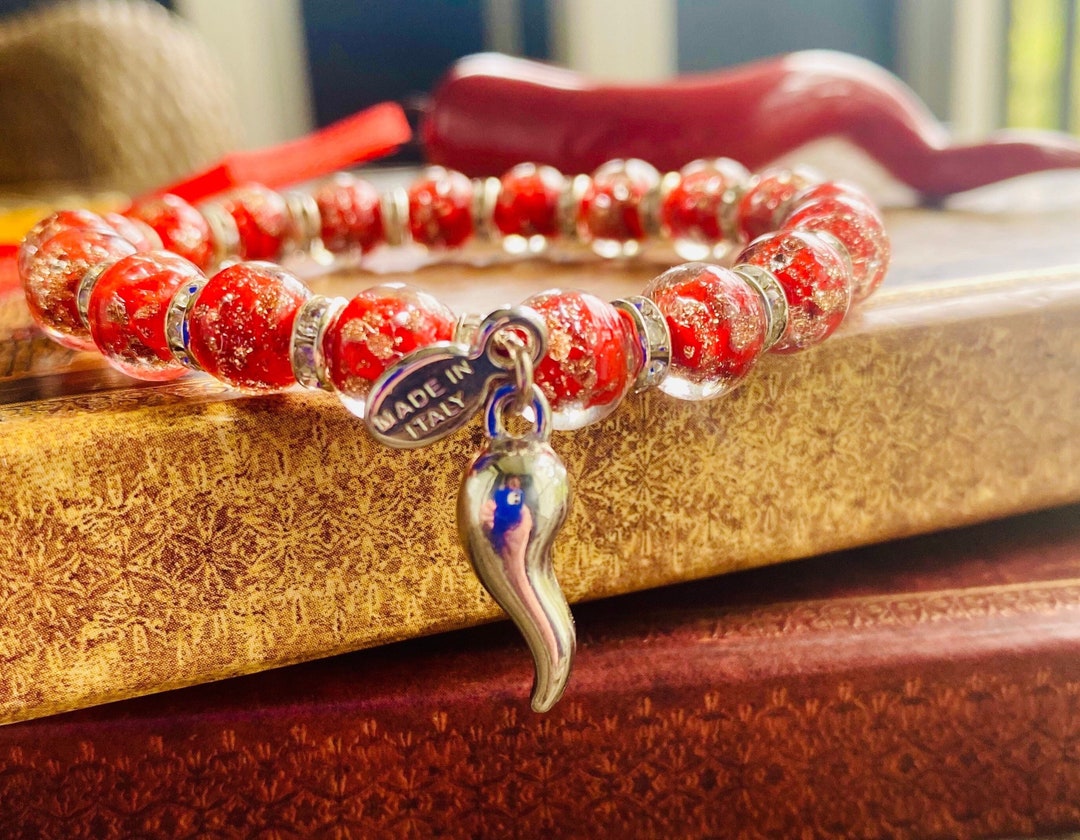 Italian Malocchio Bracelet Cornicello Horn - Etsy