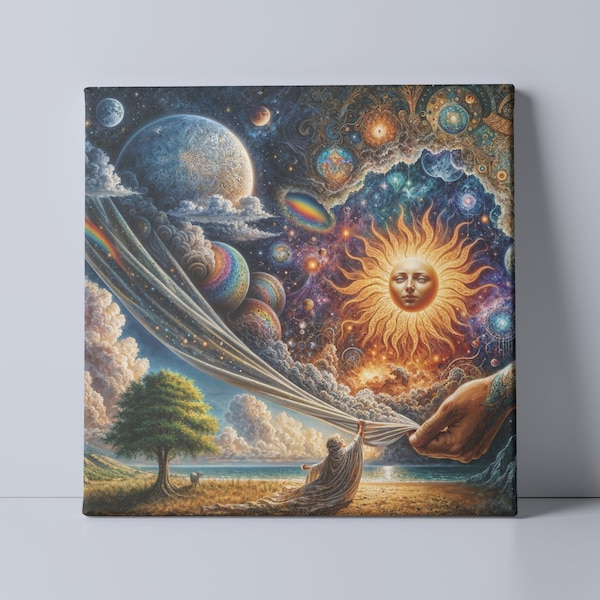 Trippy Canvas Art - Etsy