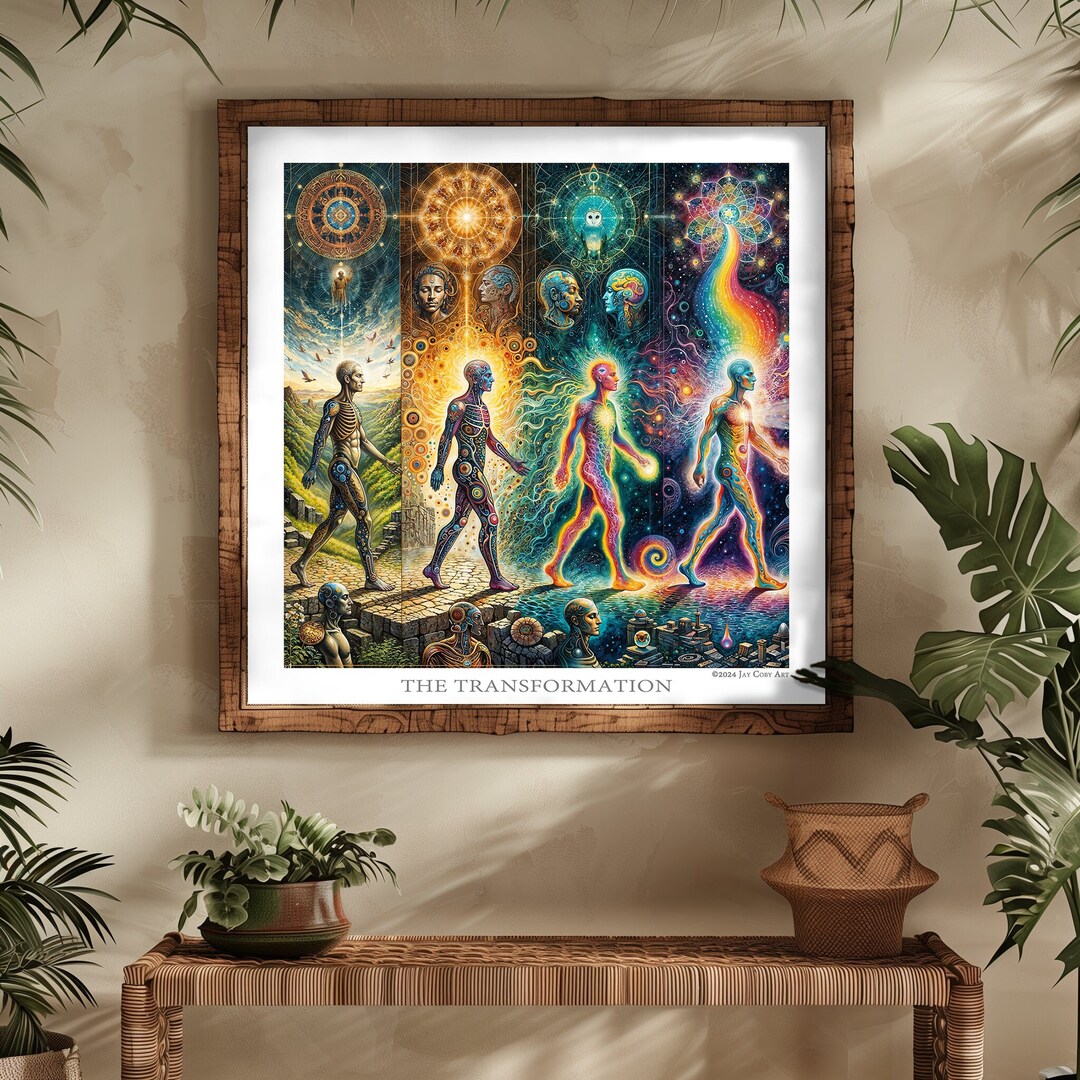 The Transformation, Dmt, Heros Journey, Psychedelic Art, Magic Mushroom ...