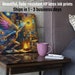 Mystic Vision Canvas Print, Visionary Art, Shamanic Wallart, Sacred ...