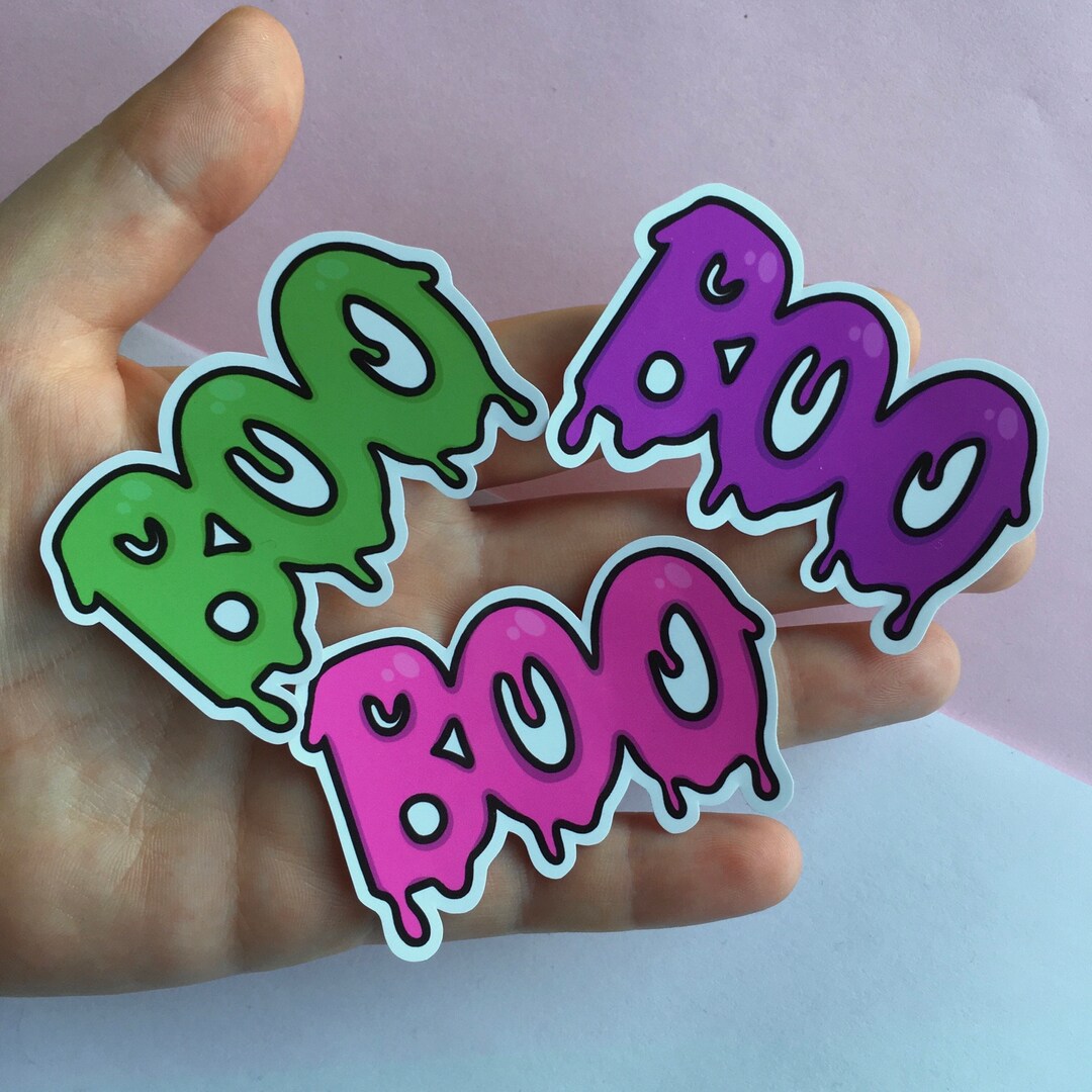 Slime Boo Vinyl Sticker - Etsy