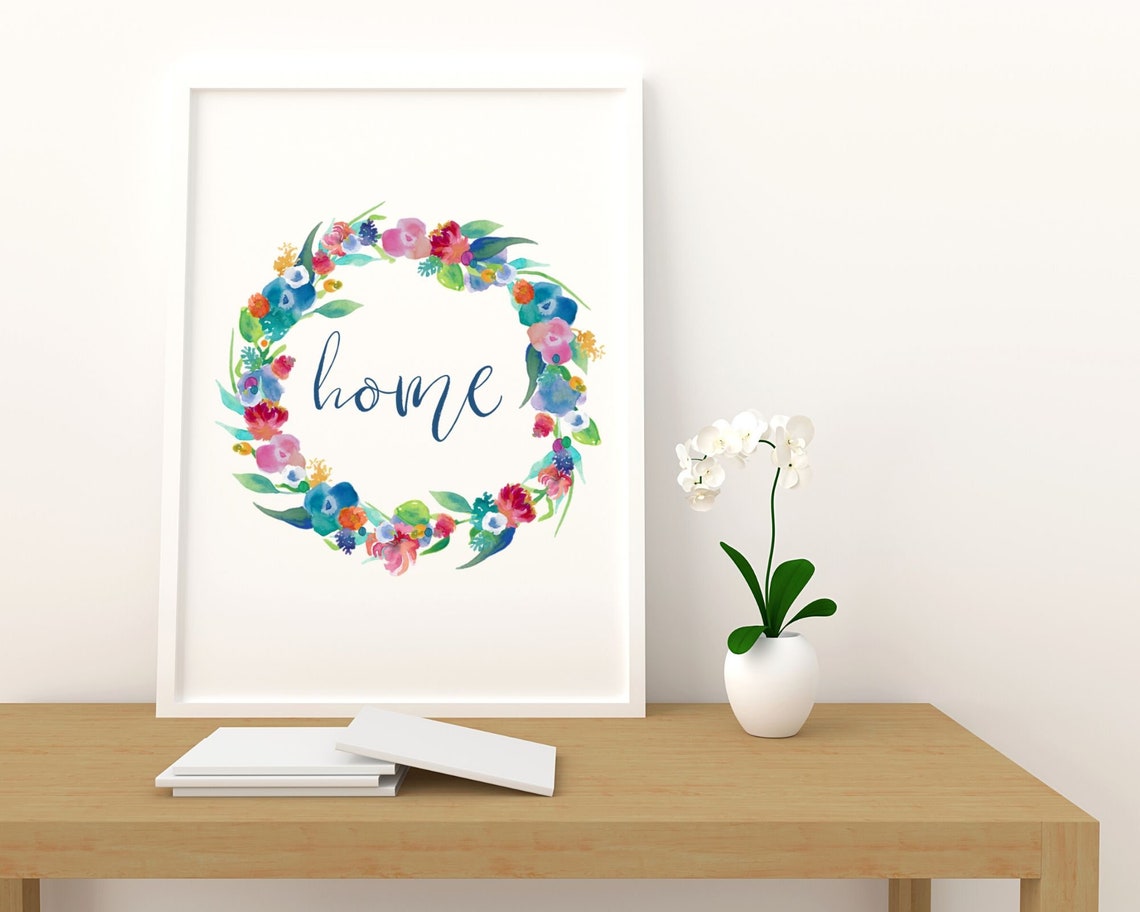 Printable Wall Art Home Wall Art Wall Decor Watercolor - Etsy