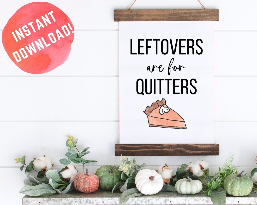 Funny Thanksgiving Decor Fall Art Printable Instant - Etsy UK