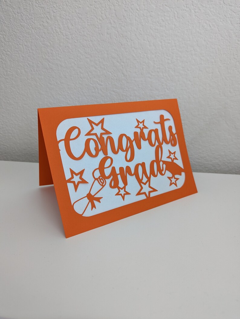 SVG Cut File Graduation Card - Etsy