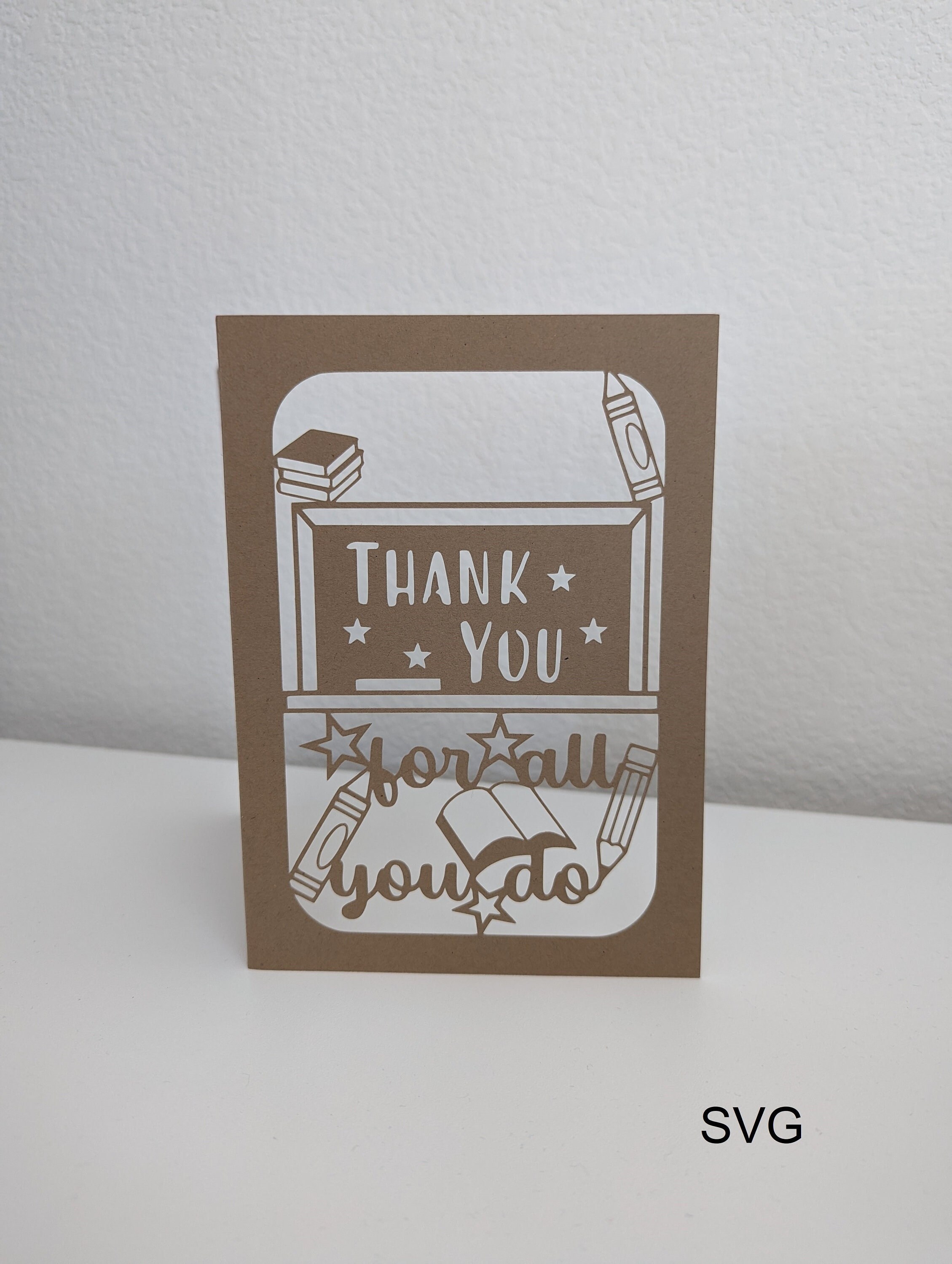 Personalized Teacher Appreciation Card - Etsy