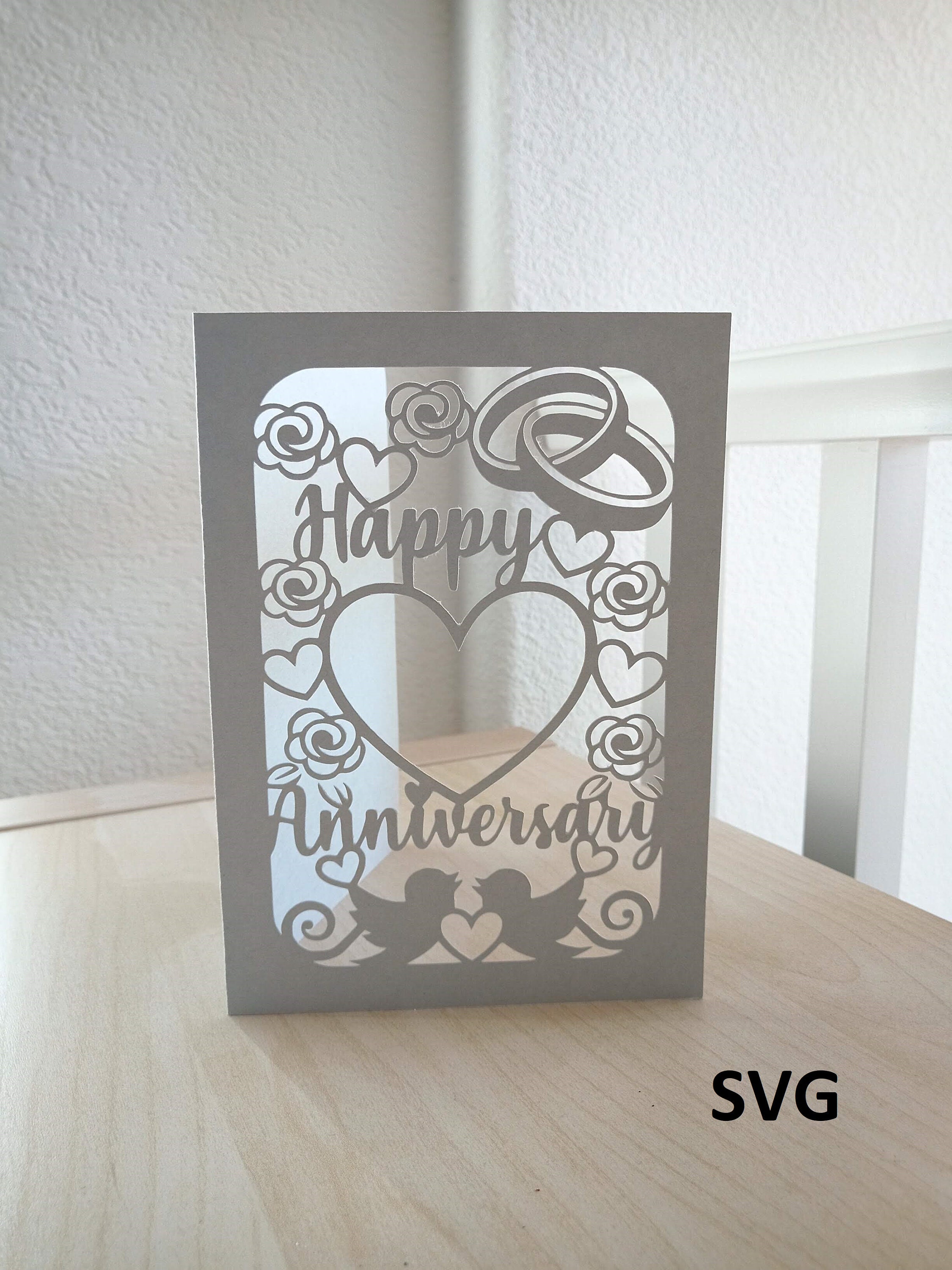 Anniversary Card Cricut Cartridge