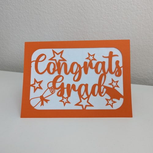Personalized Graduation Card SVG Cut File - Etsy