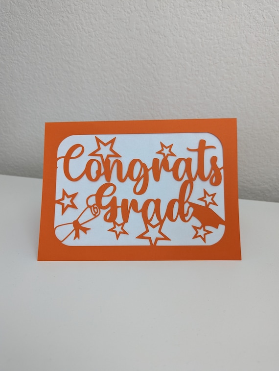 SVG Cut File Graduation Card - Etsy