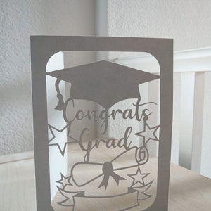 Personalized Graduation Card, SVG Cut File - Etsy