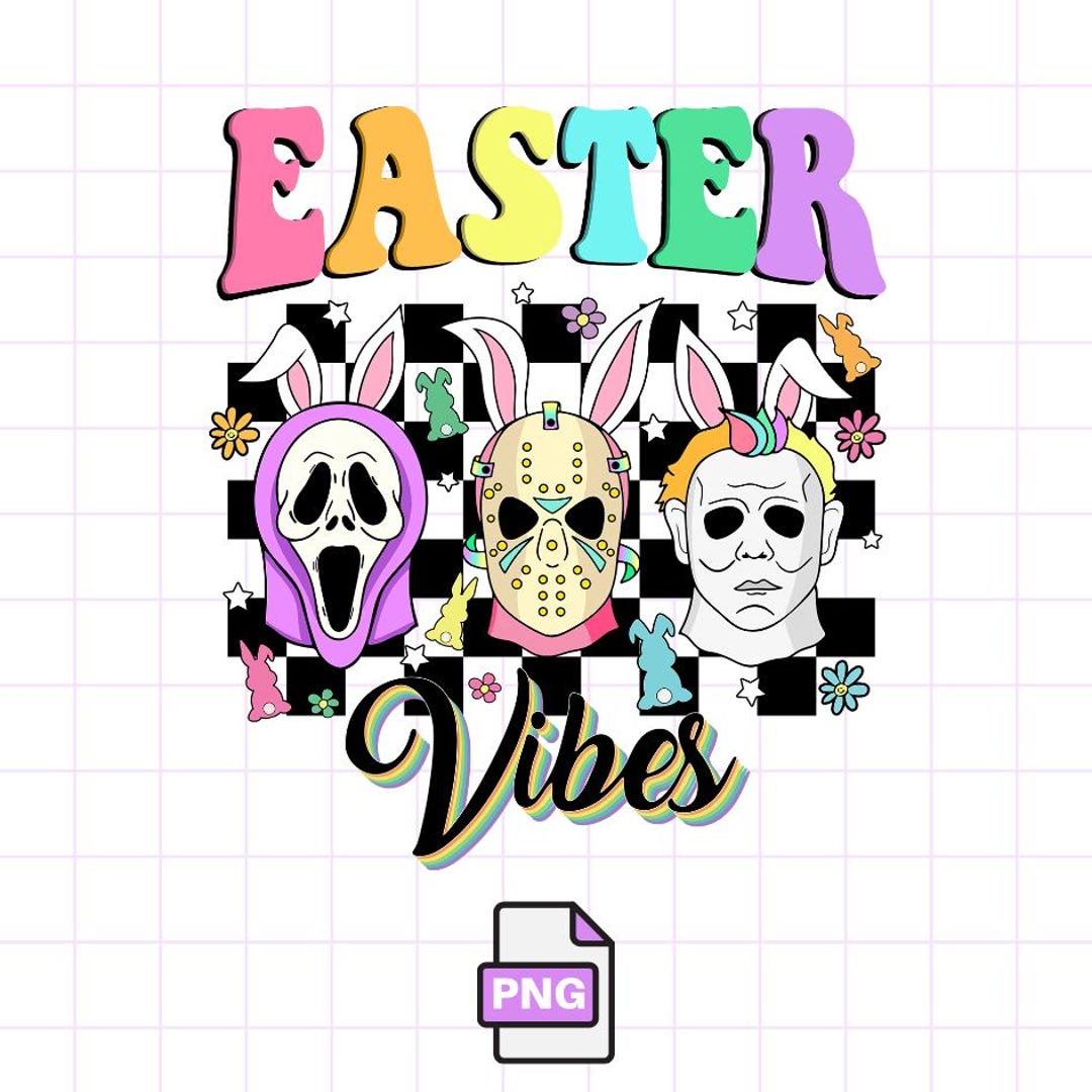Easter Slasher PNG / Easter Vibes PNG / Print Digital Download for T ...