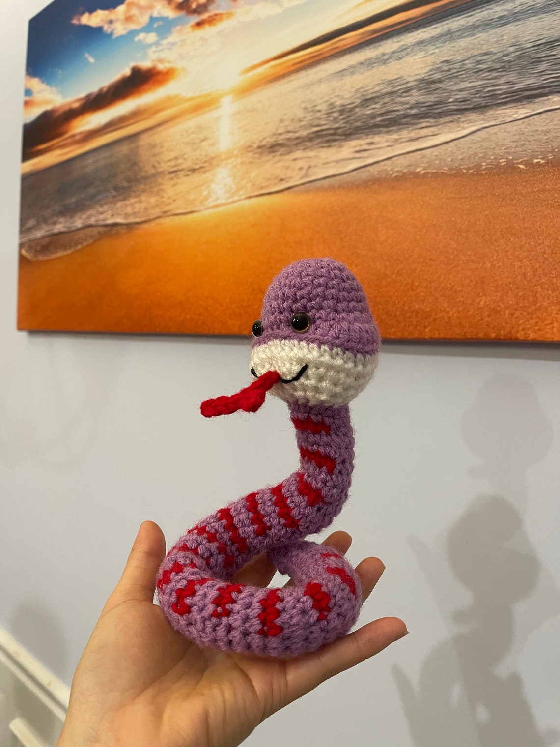 Handmade Snake Splushie Decor - Etsy