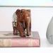 Mirrored Mosaic Wooden Elephant, Wooden, Woodwork, Animal, Figurine ...