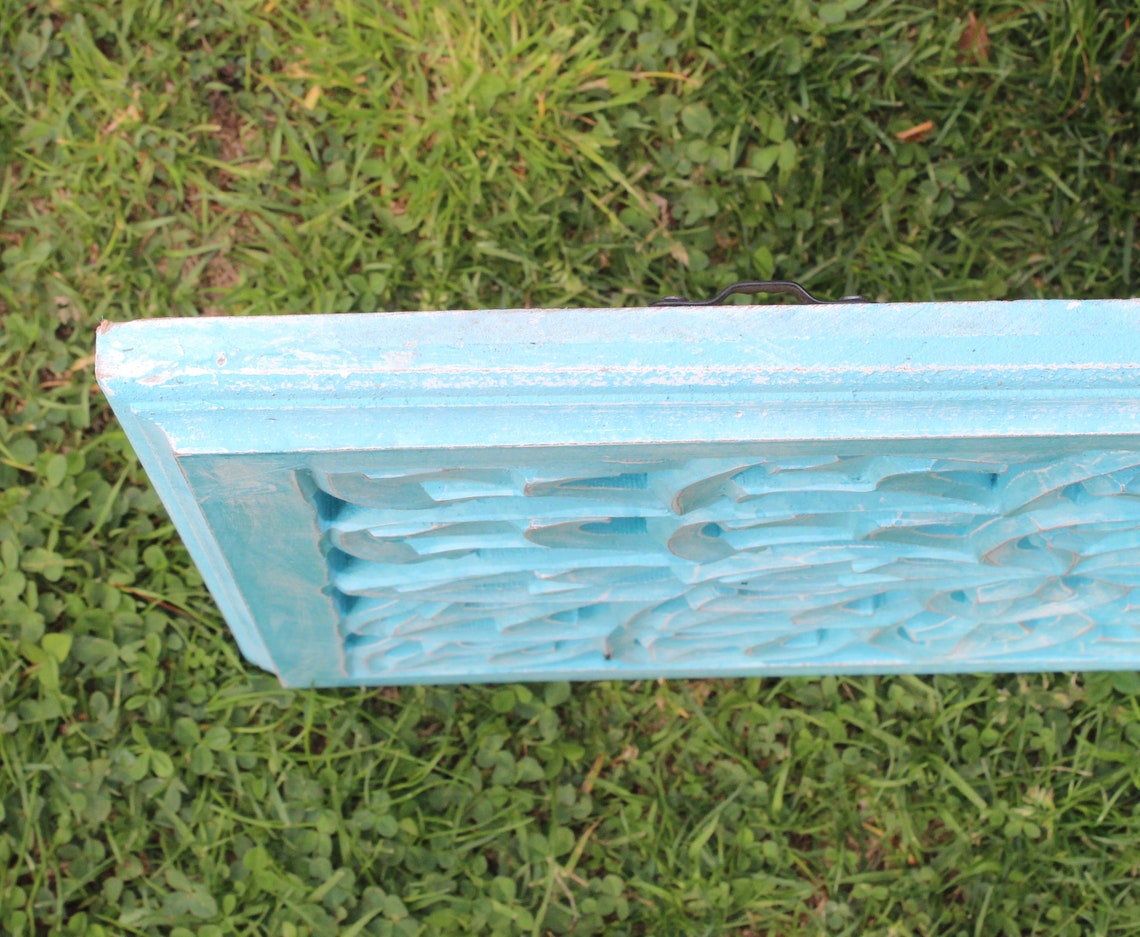 Sky Blue Mirrored Wall Panel 18 Wooden Wall | Etsy