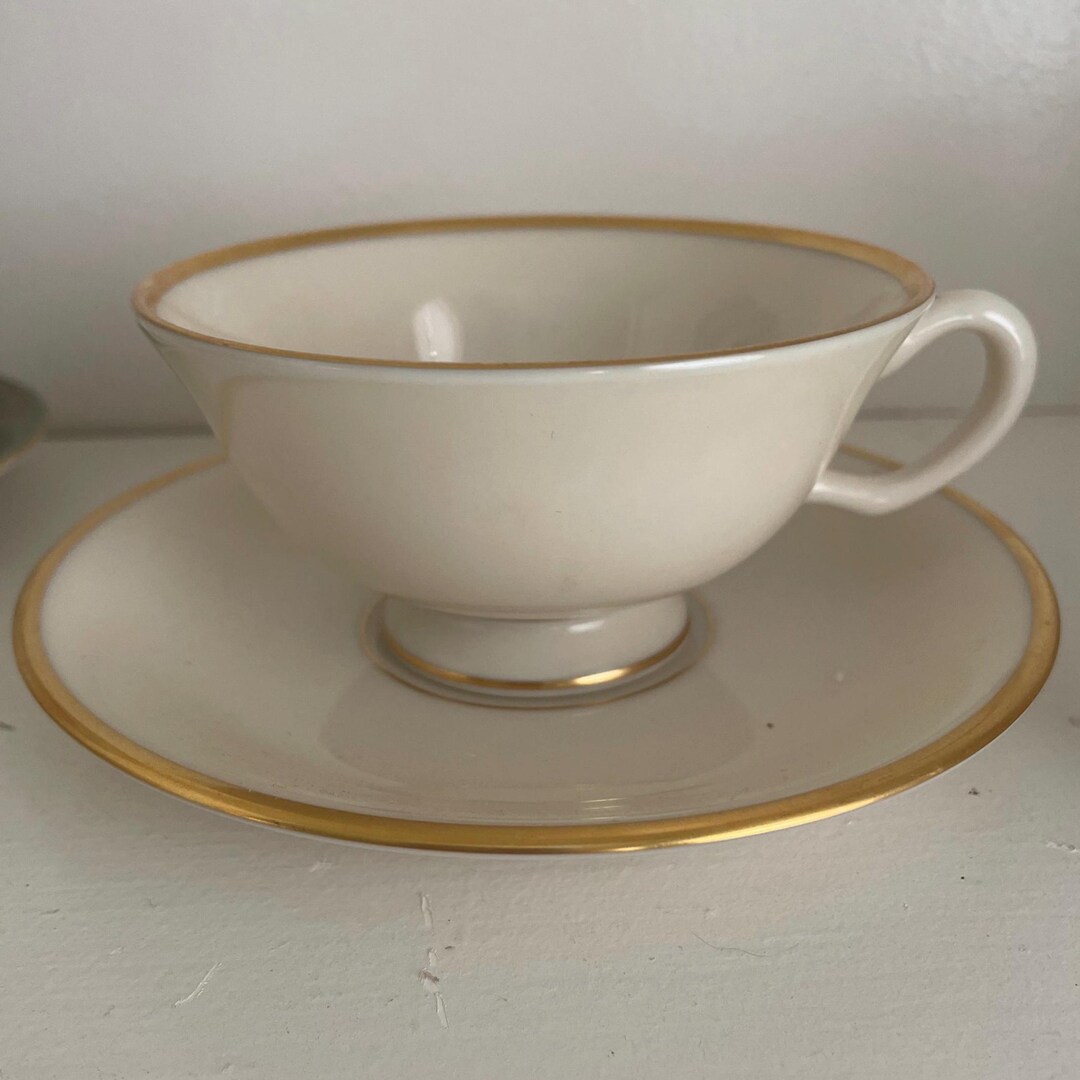 Lenox Tea Cup and Saucer - Etsy