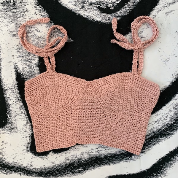 Crochet Bustier - Etsy