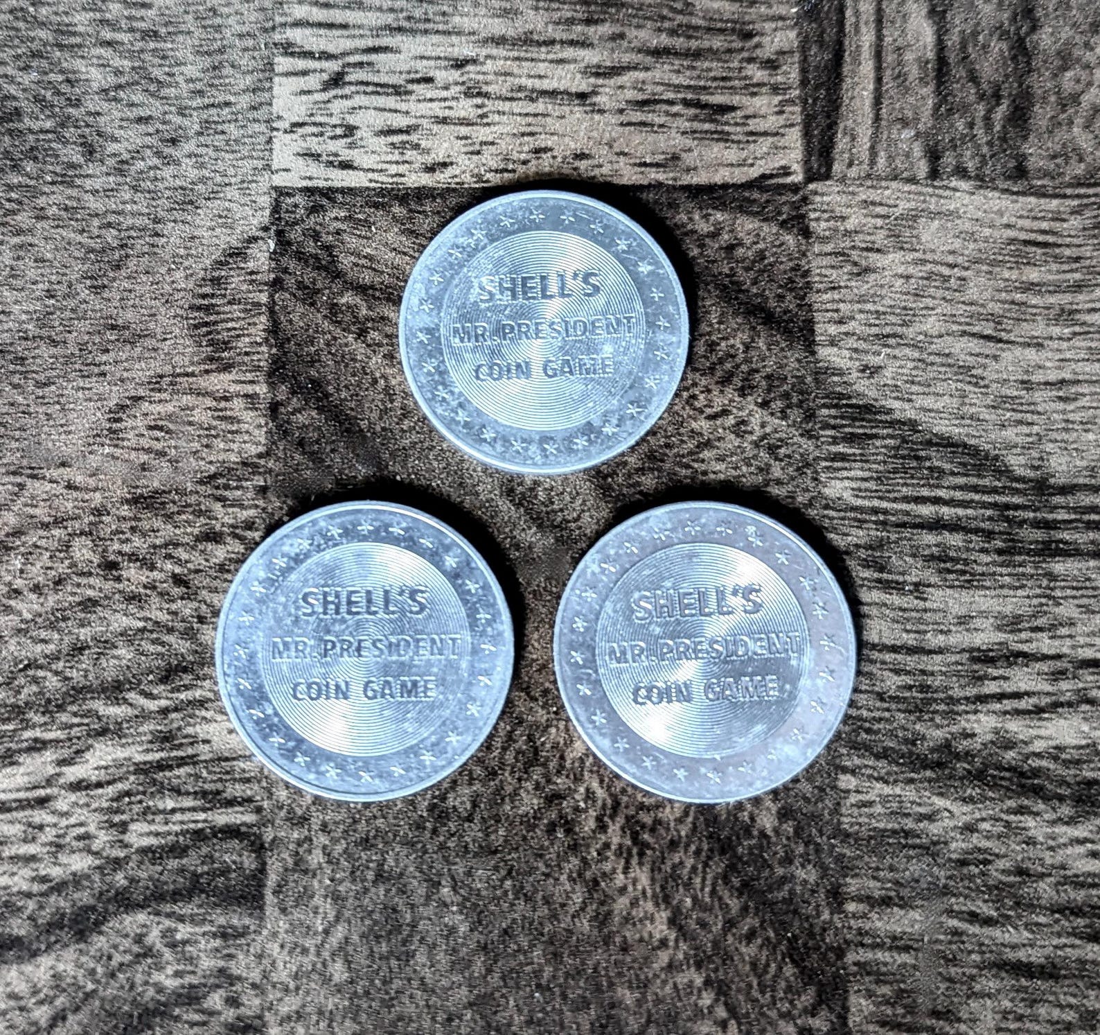Shells, Mr. President Coin Game Set of Three Vintage Coins - Etsy