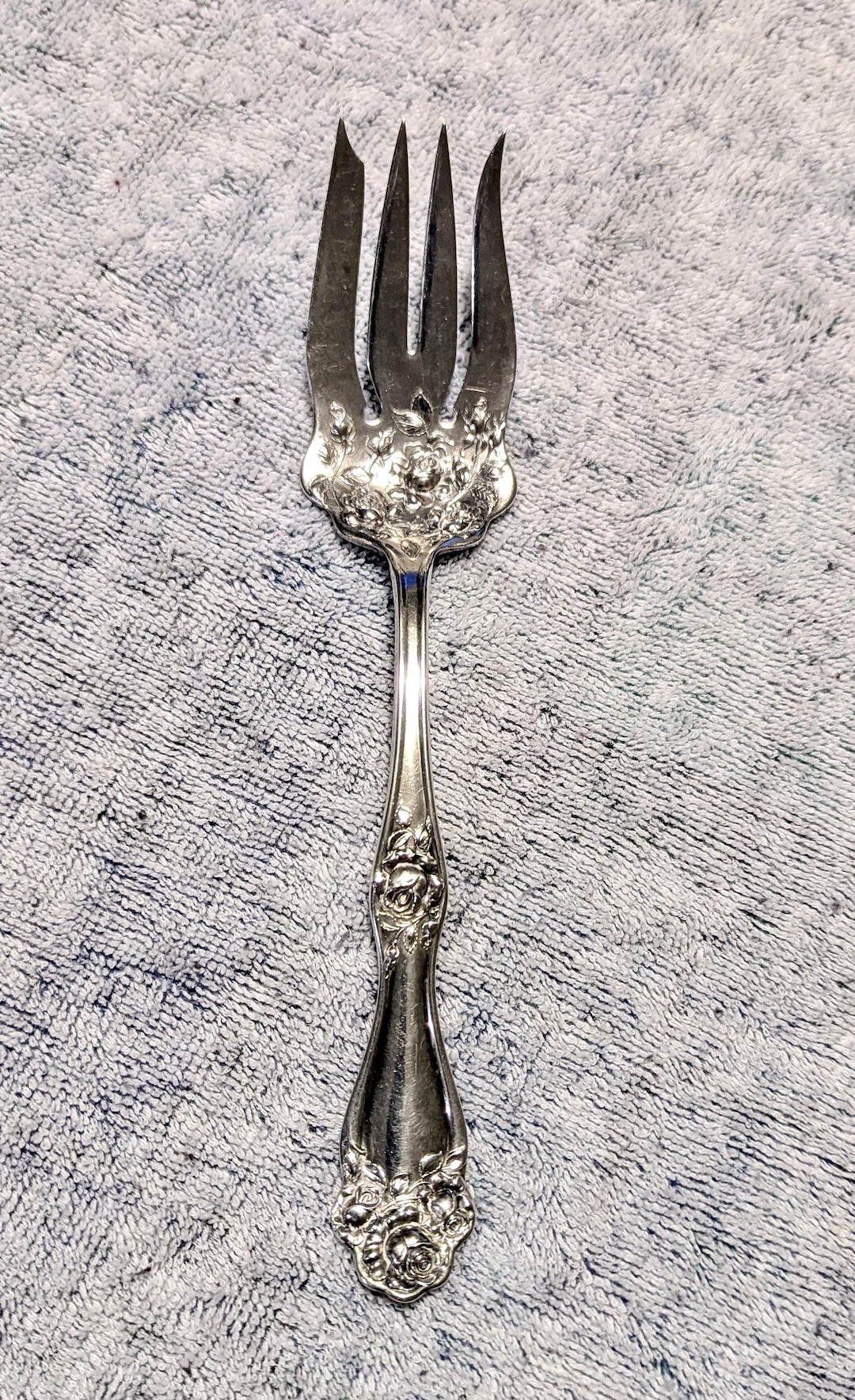 Holmes and Edwards XIV American Beauty Rose Silver-plated Meat Serving ...