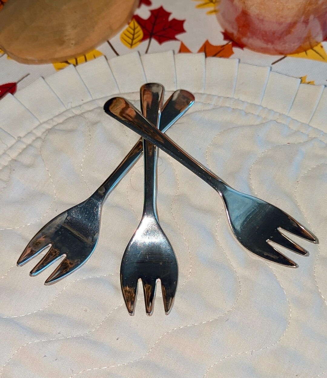 Vintage Silver Plated English Mini Relish or Appetizer Forks (set of 3 ...