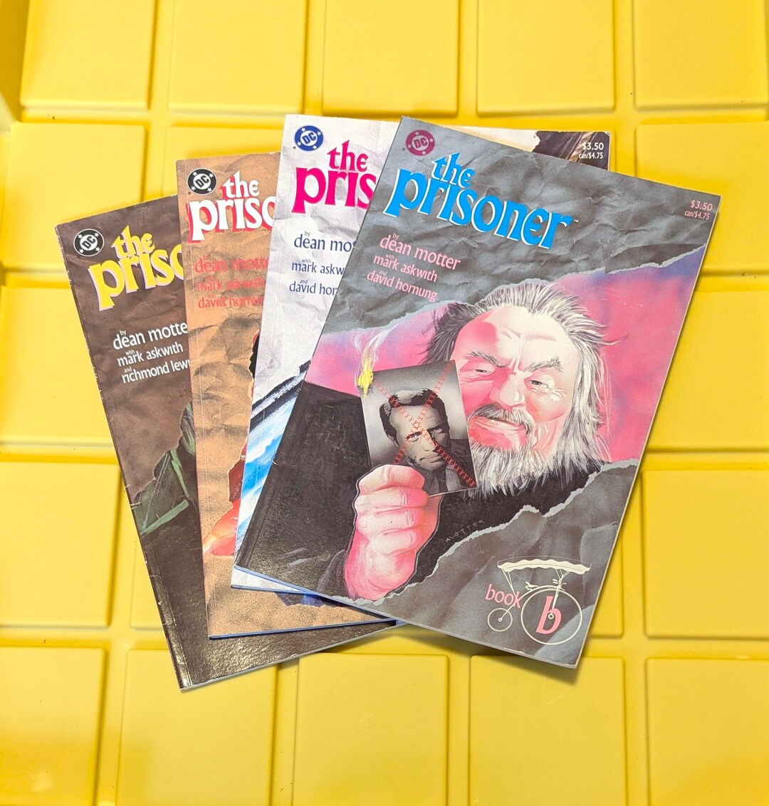 DC Comics "the Prisoner" Set A, B, C, D Vintage Comic Books - Etsy