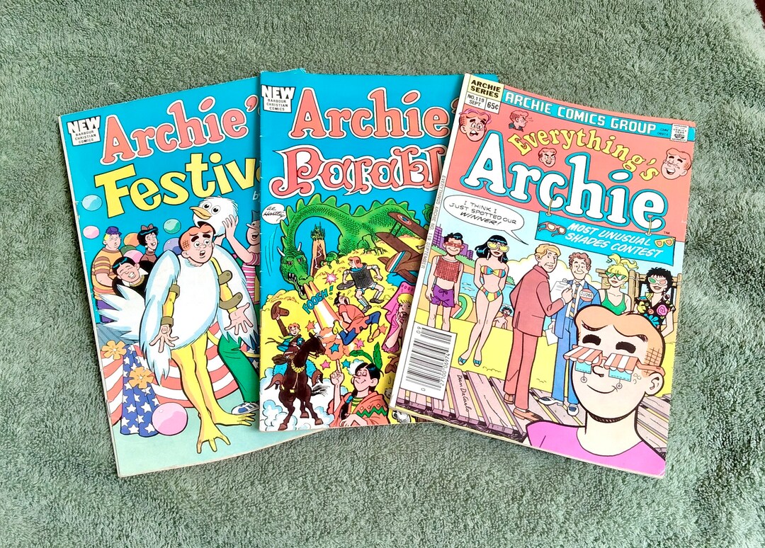 Archie's Vintage Comic Books (set of 3) - Etsy