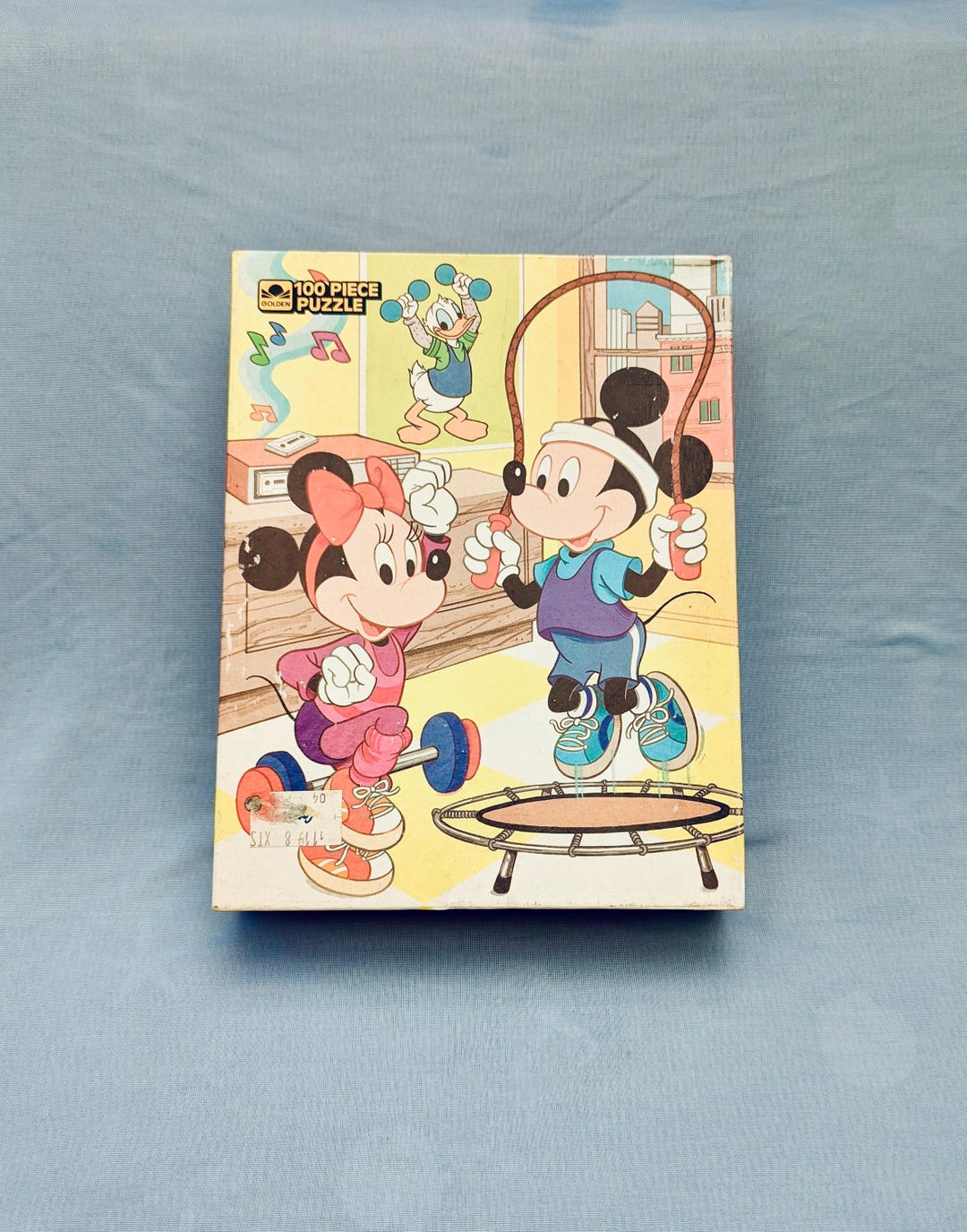 Disney's Mickey and Minnie Mouse Exercising 100 Piece Puzzle. - Etsy