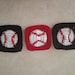 Crochet Baseball Granny Square Pattern - Etsy
