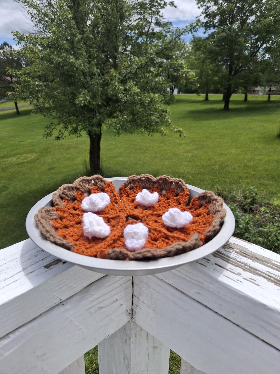 Crochet Granny Triangle Pumpkin Pie Pattern - Etsy