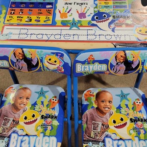 CUSTOM LEARNING TABLE and Chair Set Custom Learning Table - Etsy