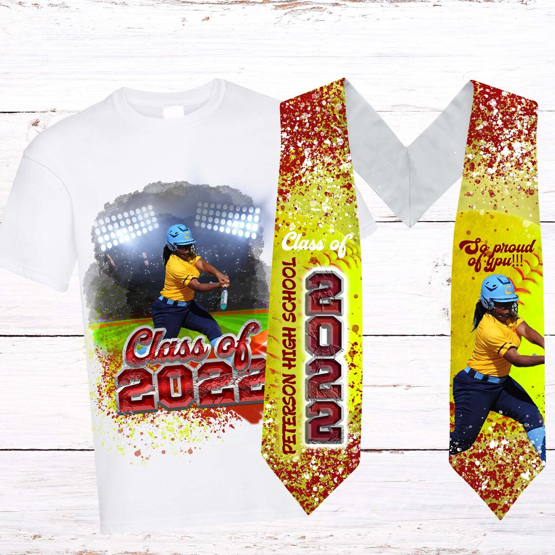 Custom SPORTS GRADUATION STOLE Graduation Stole Graduate - Etsy