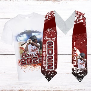 Custom Sports Graduation Stole: Personalized Sublimation Graduate Gift ...