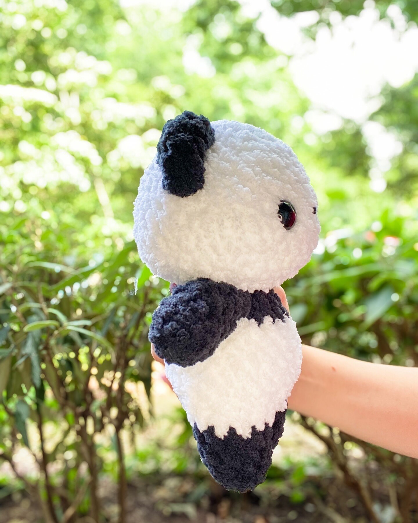 Furry Panda Crochet Plushie - Etsy