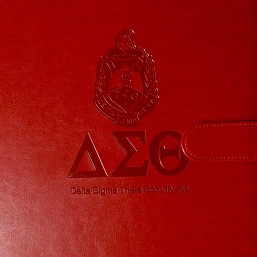 Delta Sigma Theta Sorority Inspired Red and White Notecards - Etsy