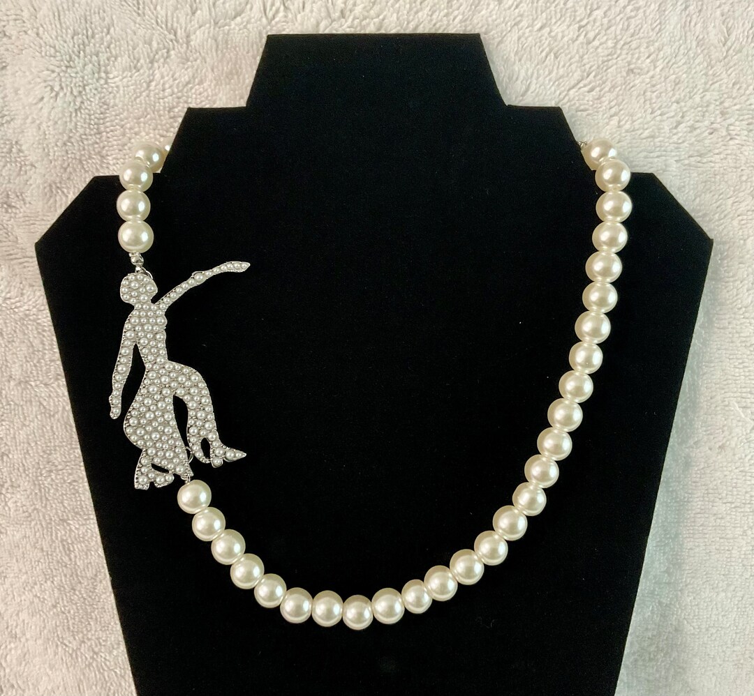 Delta Sigma Theta Lady Fortitude Pearl Necklace - Etsy