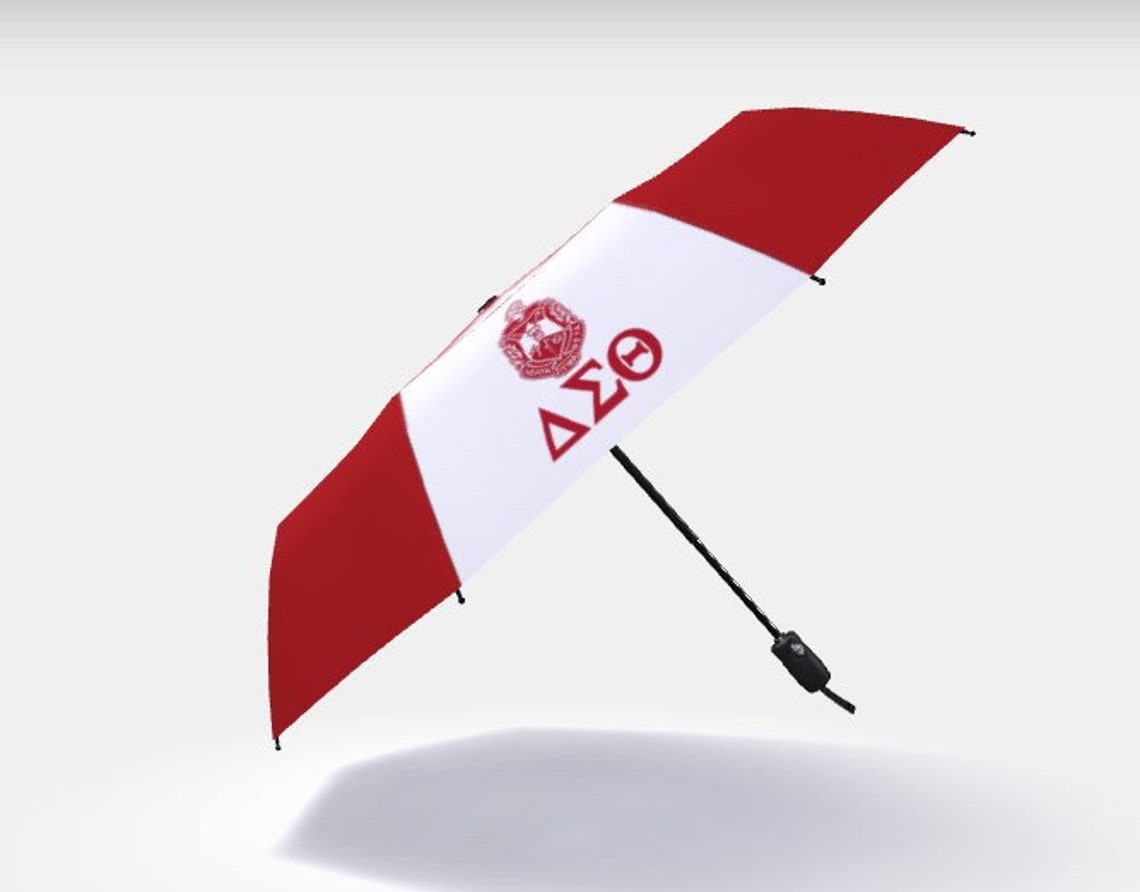 Delta Sigma Theta Logo and Fortitude Folding Umbrella - Etsy