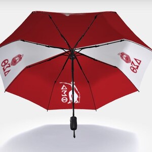 Delta Sigma Theta Logo and Fortitude Folding Umbrella - Etsy