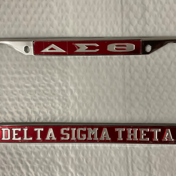 Delta Sigma Theta Sorority License Plate - Etsy