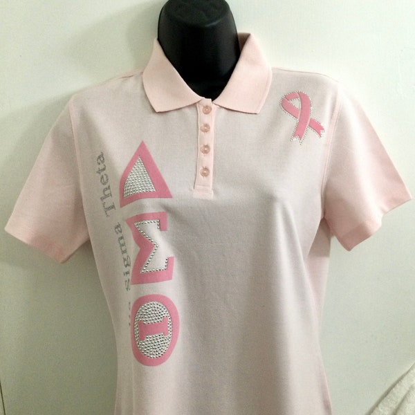 Delta Sigma Theta Breast Cancer Shirt - Etsy
