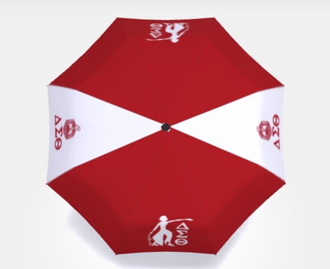 Delta Sigma Theta Logo and Fortitude Folding Umbrella - Etsy