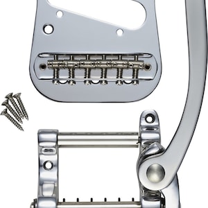 Bigsby B5 Vibrato Tailpiece, Telecaster and Jazzmaster Style Solid Body Flat Top, Chrome - Etsy