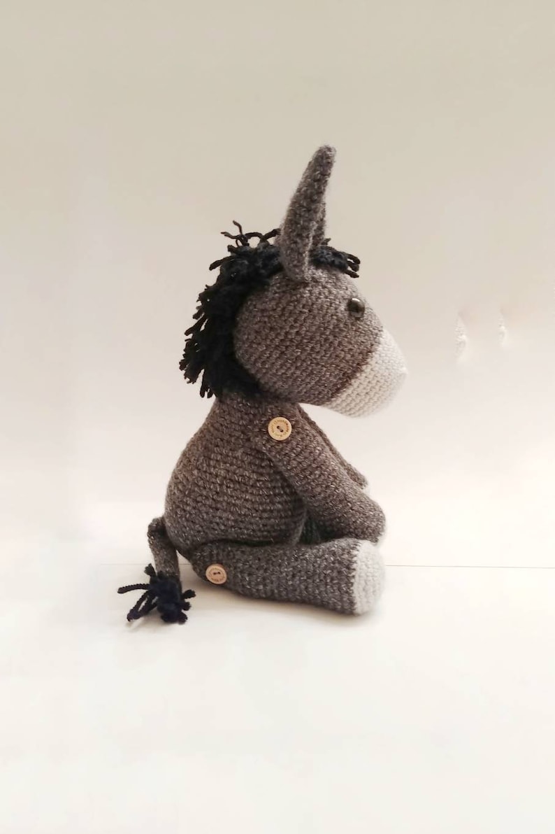 Hattie the Donkey That Loves Hats Crochet Pattern PDF | Etsy