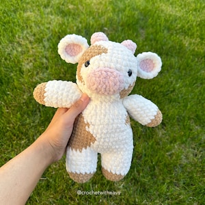 Crochet Cow Pattern | Plushie Pattern | Amigurumi Cow | Cute Milk Cow ...