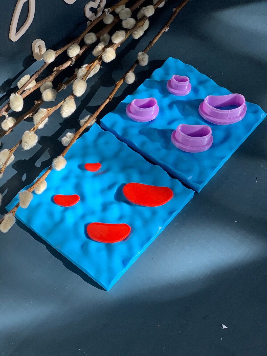 Abstract Bean Clay Cutter Set, Organic Polymer Clay Tool - Etsy