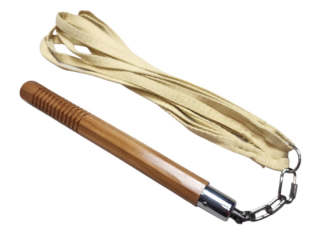 Octagonal Wood Ribbed Handle Flogger - Etsy