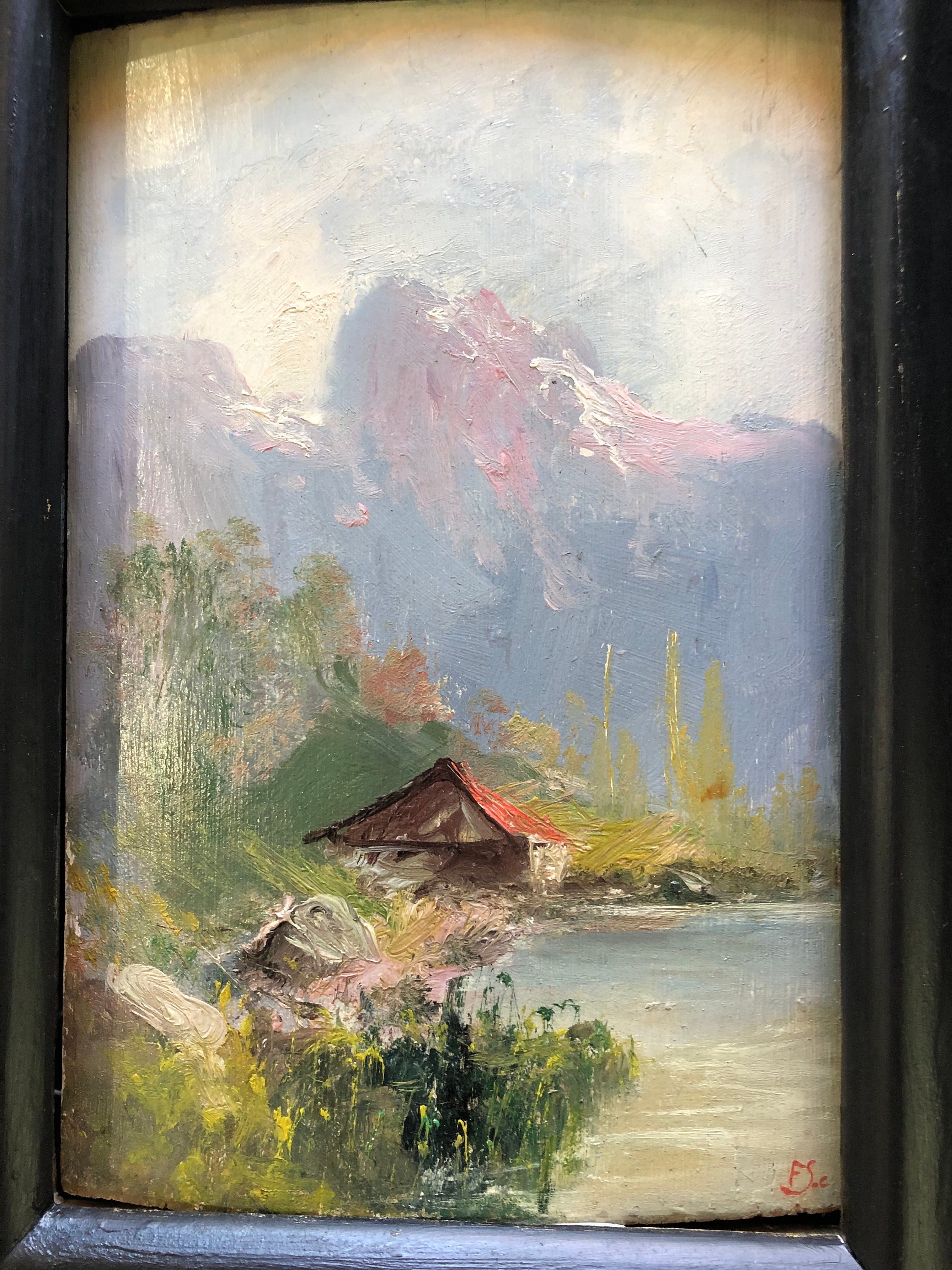 Listed American Artist Frederick Stuart Church, Monogrammed Fs.c ...