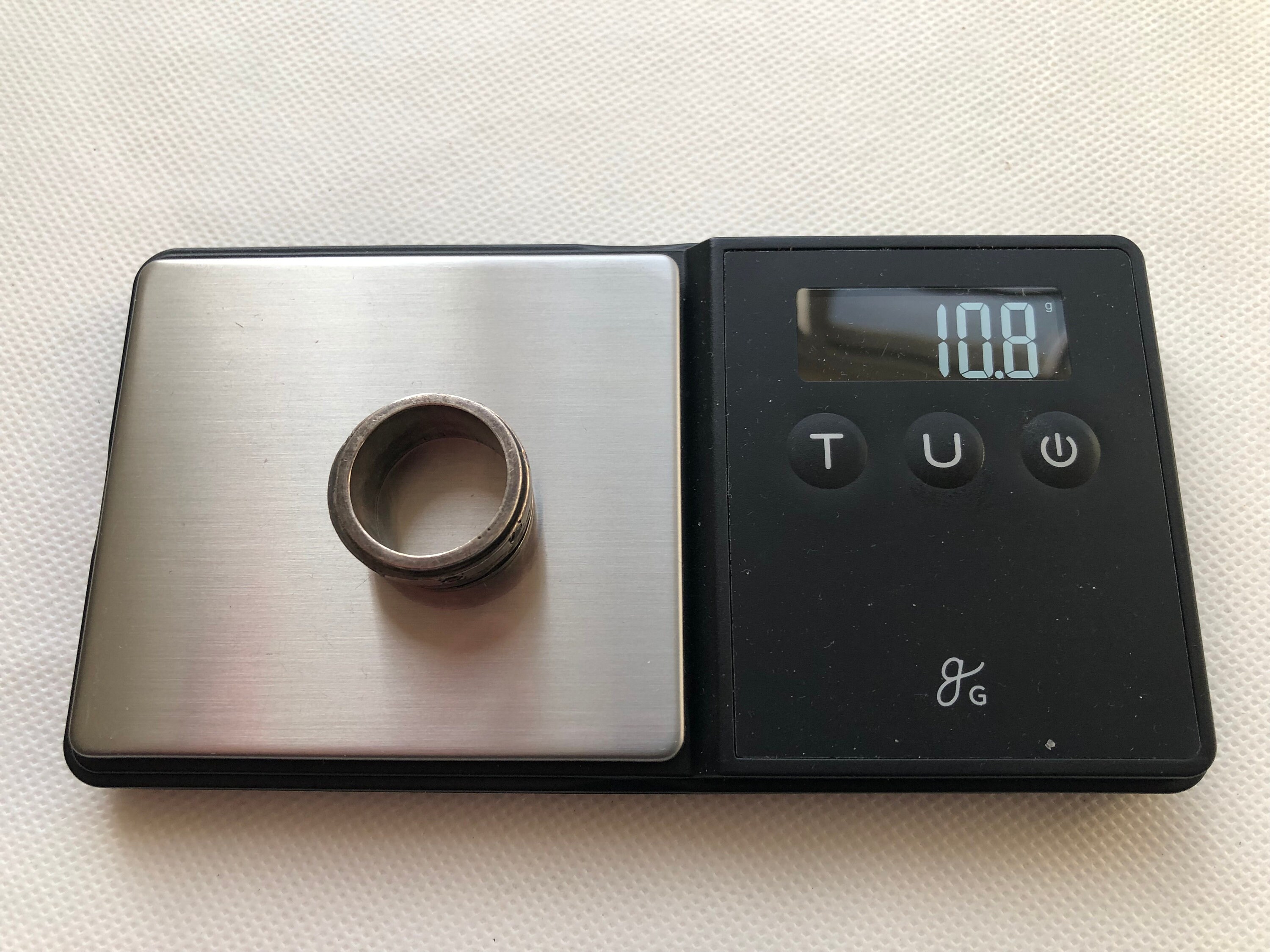 Very Unique Handmade Two Tone Revolving Rings With Flowing Red Garnet ...